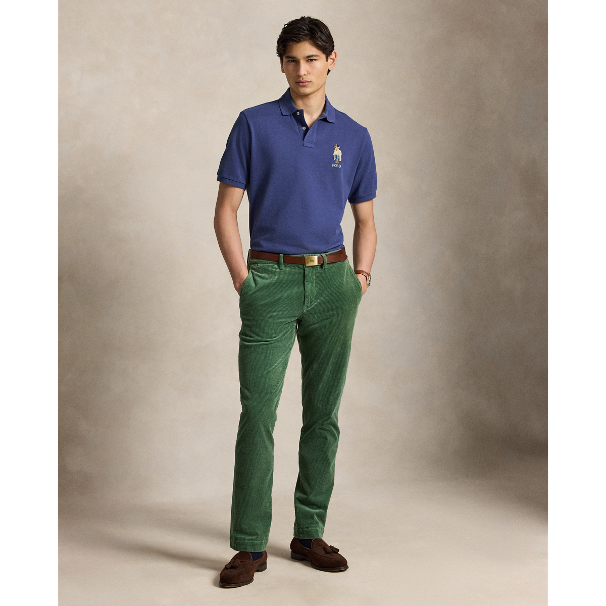 RALPH LAUREN classic fit polo bear mesh polo shirt